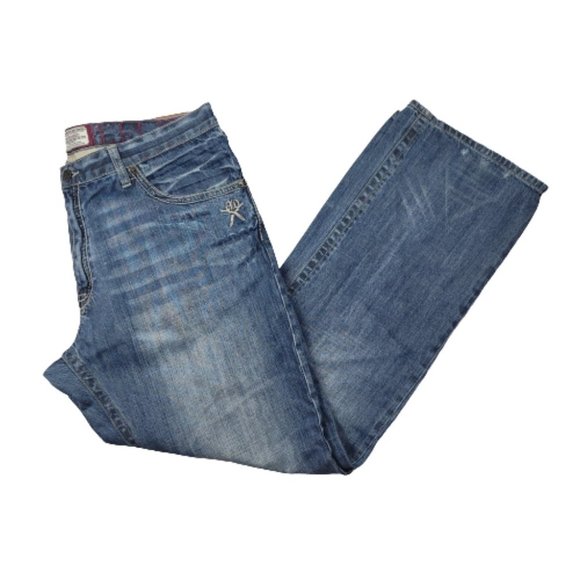 Artful Dodger | Jeans | Artful Dodger Straight Leg Baggy Denim Blue ...